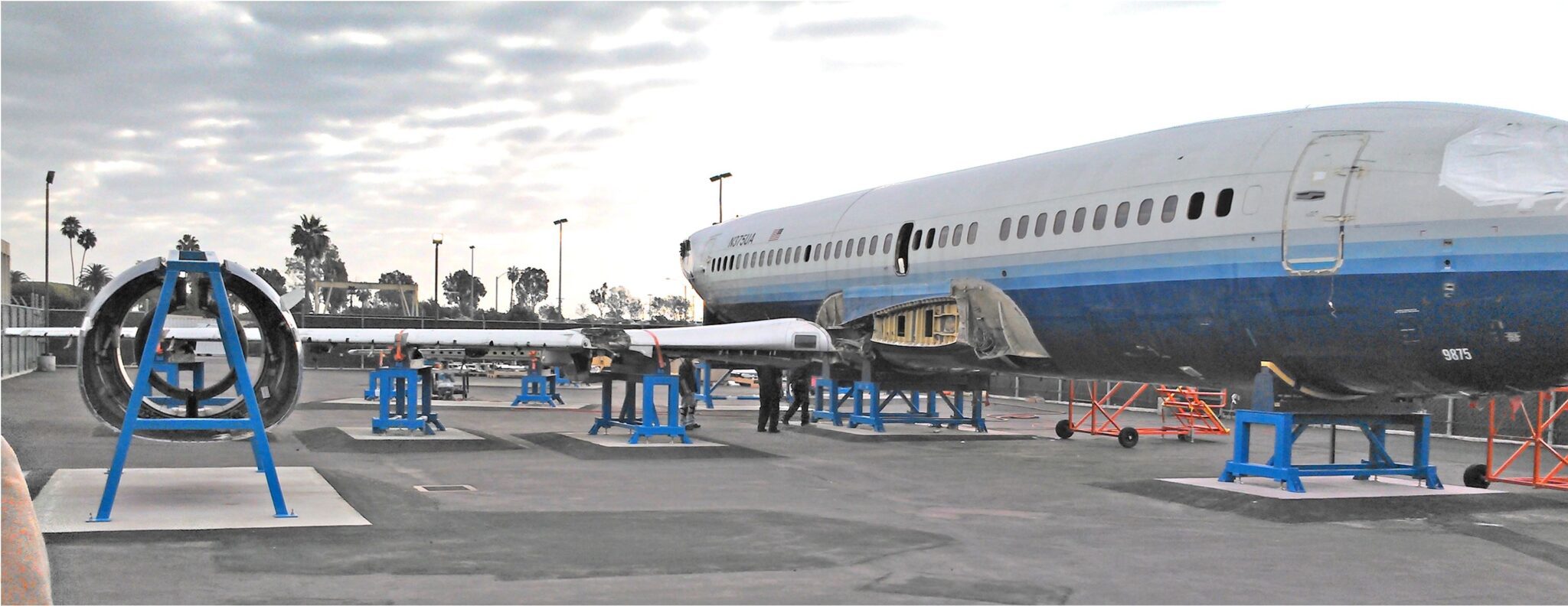 Aircraft Frame Supports - Coast Aerospace Manufacturing