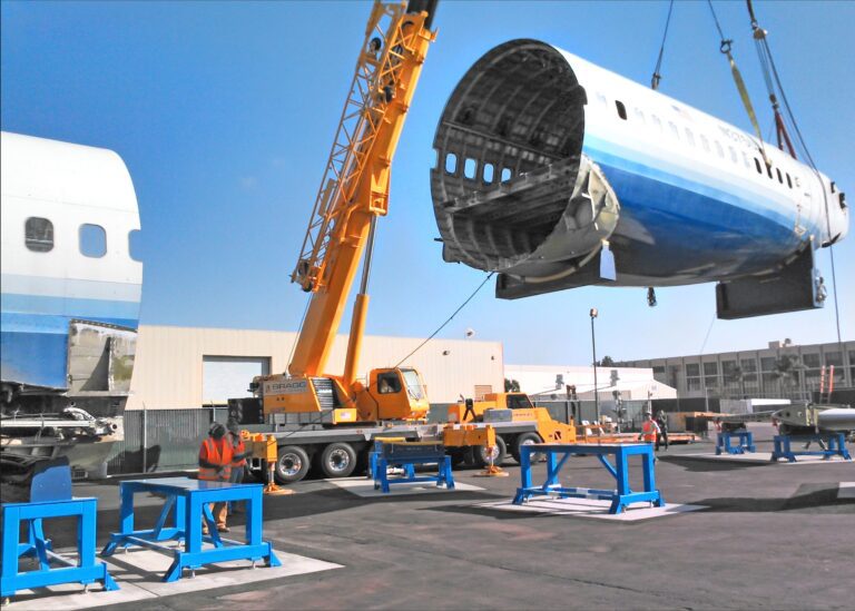 Aircraft Frame Supports - Coast Aerospace Manufacturing